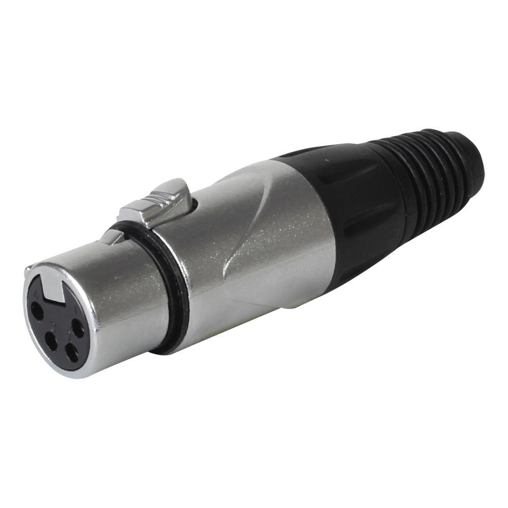 CX3F001-4P - Stellar Labs - XLR Connector, 4 Contacts, Socket