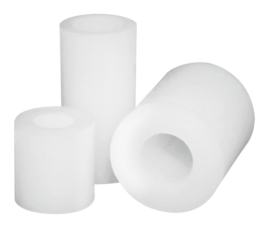 SS6-4 - Essentra Components - SPACER, ROUND PVC 0.25INX12.7MM