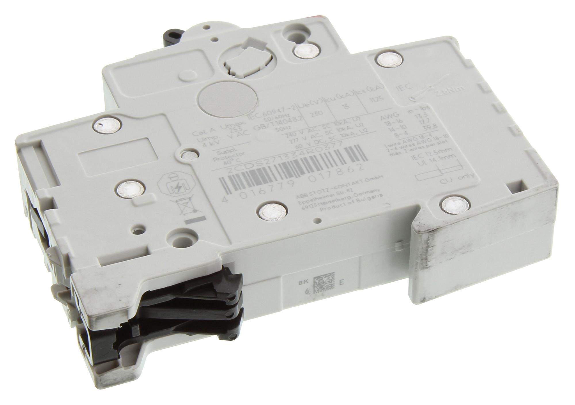 ST201M-K6 - Abb - Thermal Magnetic Circuit Breaker, Miniature, System pro M compact ST200M Series