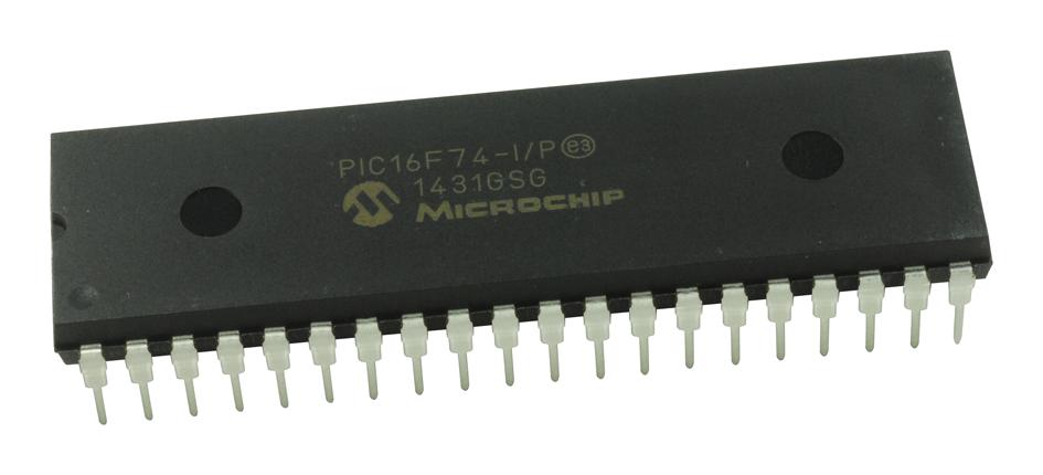 PIC16F74-I/P - Microchip - 8 Bit MCU, Flash, PIC16 Family PIC16F7XX Series Microcontrollers