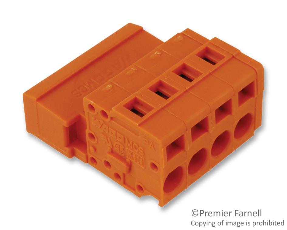 231-634 - Wago - Pluggable Terminal Block, 5.08 mm, 4 Positions