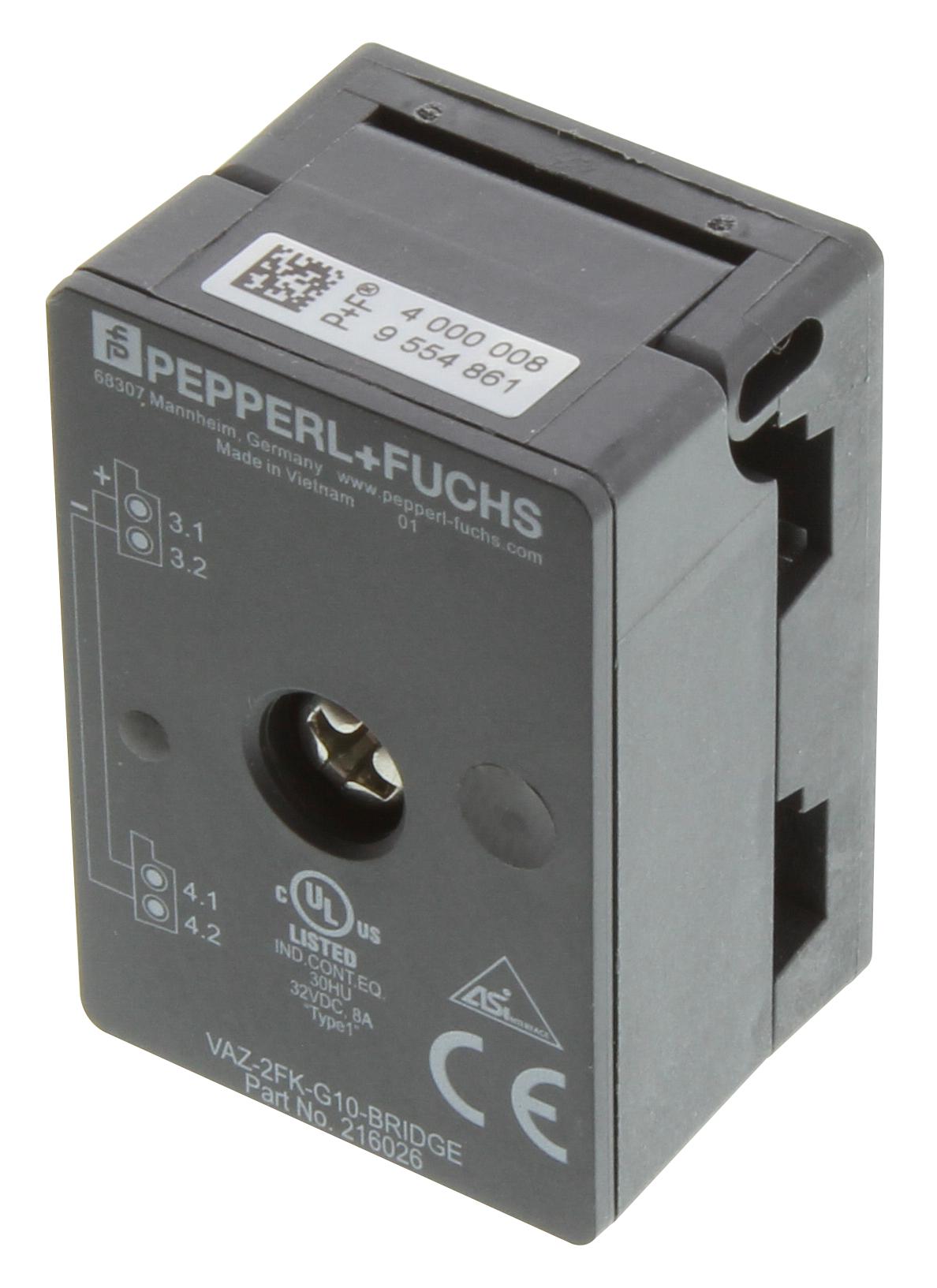 VAZ-2FK-G10-BRIDGE - Pepperl+fuchs - Sensor Distribution Box, 2 Ports