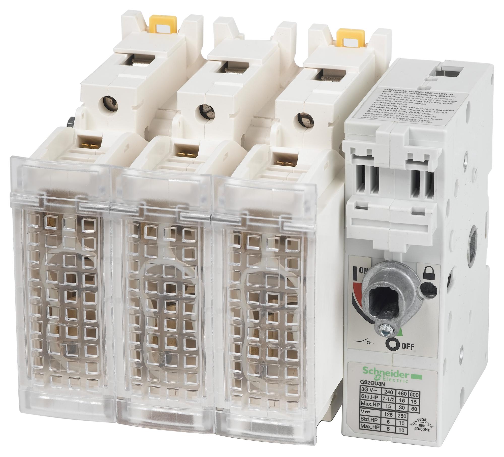 GS2GU3N - Square D By Schneider Electric - Fused Switch, 3PST-NO, Class J