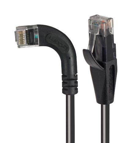 TRD695ZRA6BLK-3 - L-com - Ethernet Cable, Cat6, 90° RJ45 Plug to RJ45 Plug