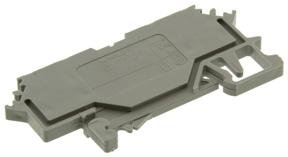 279-626 - Wago - DIN Rail Mount Terminal Block, 4 Positions, 28 AWG