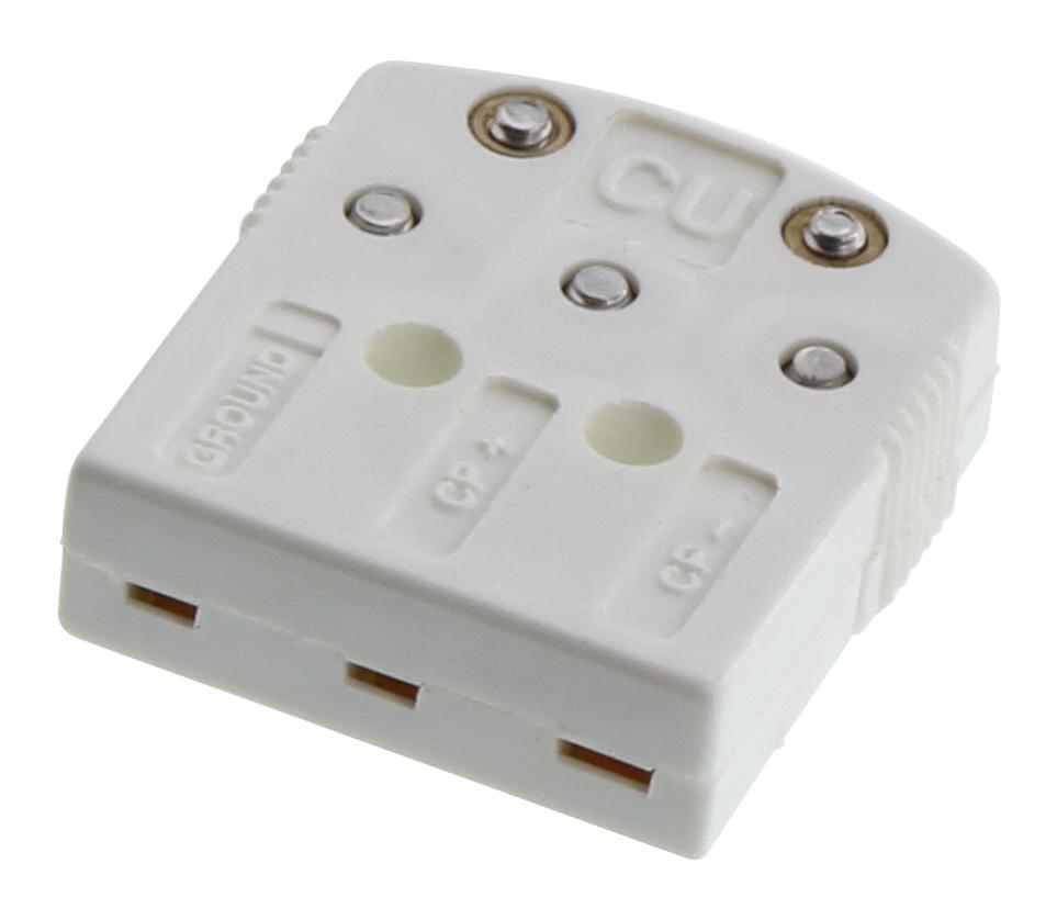MTP-U-F - Omega - Thermocouple Connector, MTP Series, 3 Prong