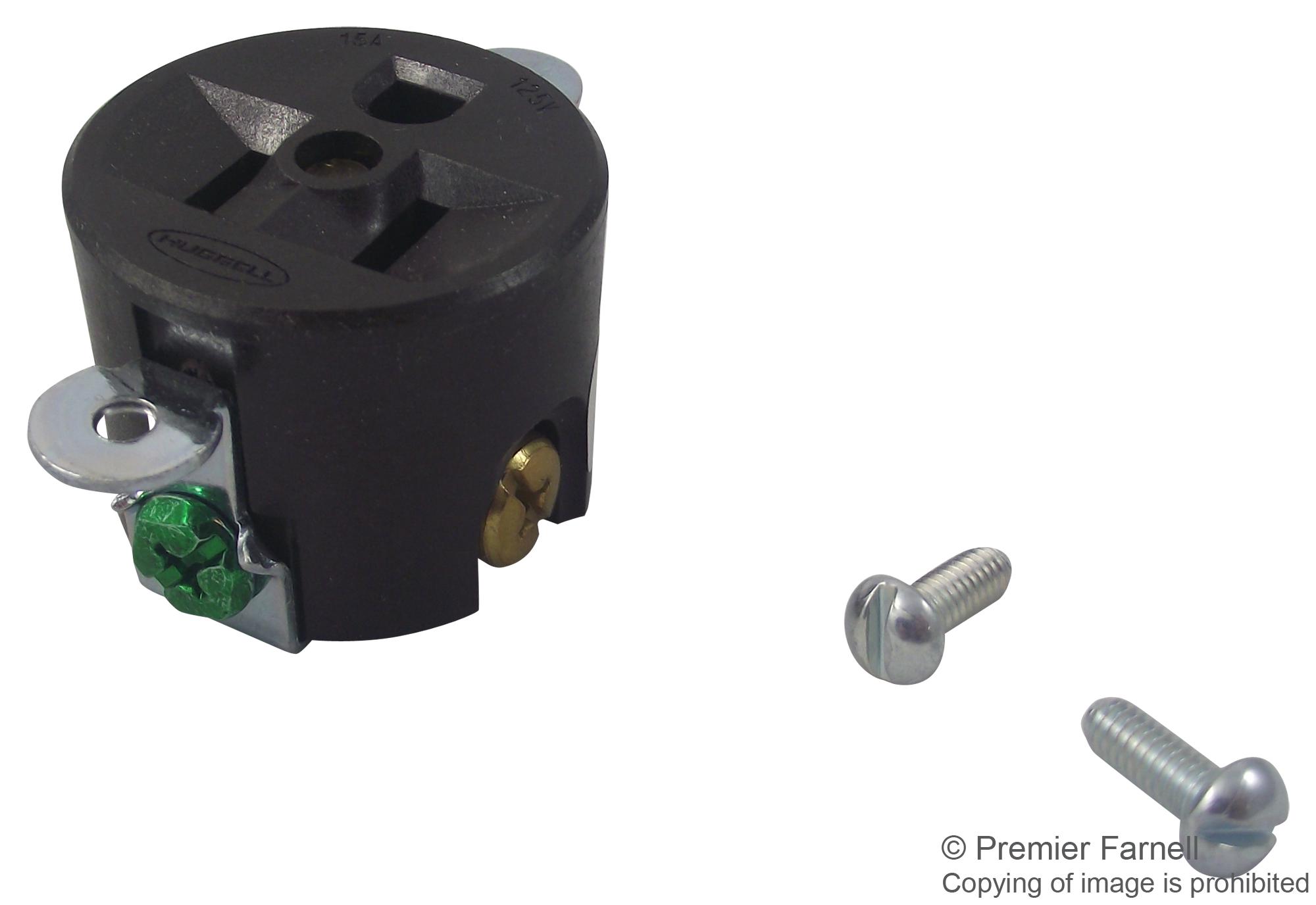 HBL5258 - Hubbell Wiring Devices - Power Entry Connector, Electrical AC ...