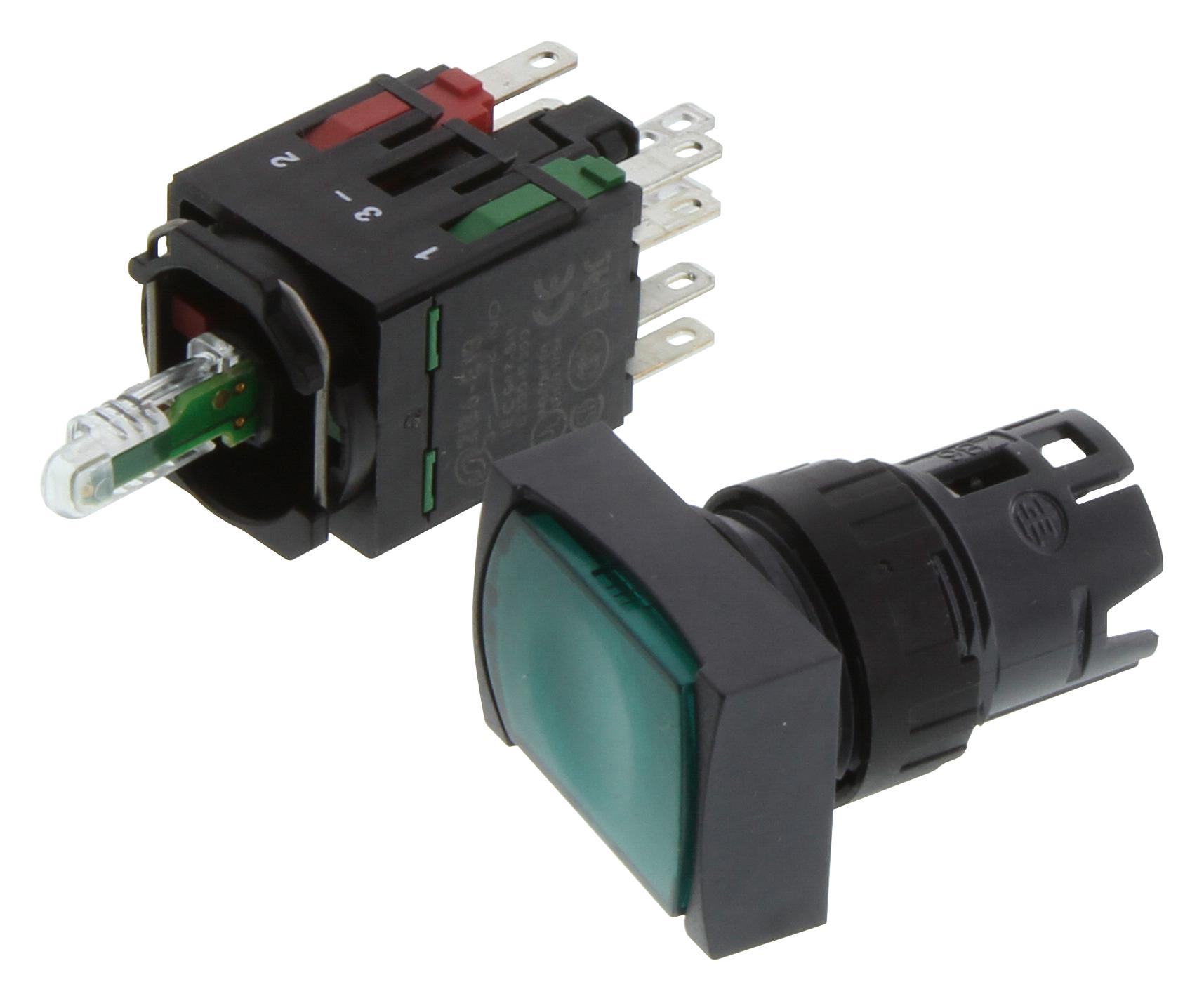 XB6DW3G5B - Schneider Electric - Industrial Pushbutton Switch, Harmony ...