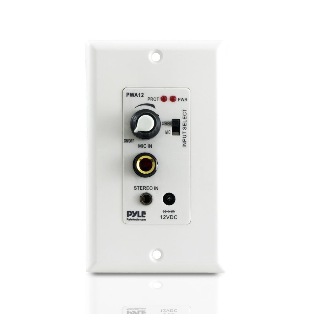 PWA15BT - PYLE - In-Wall Audio Receiver/Amplifier Bluetooth Wall Plate ...