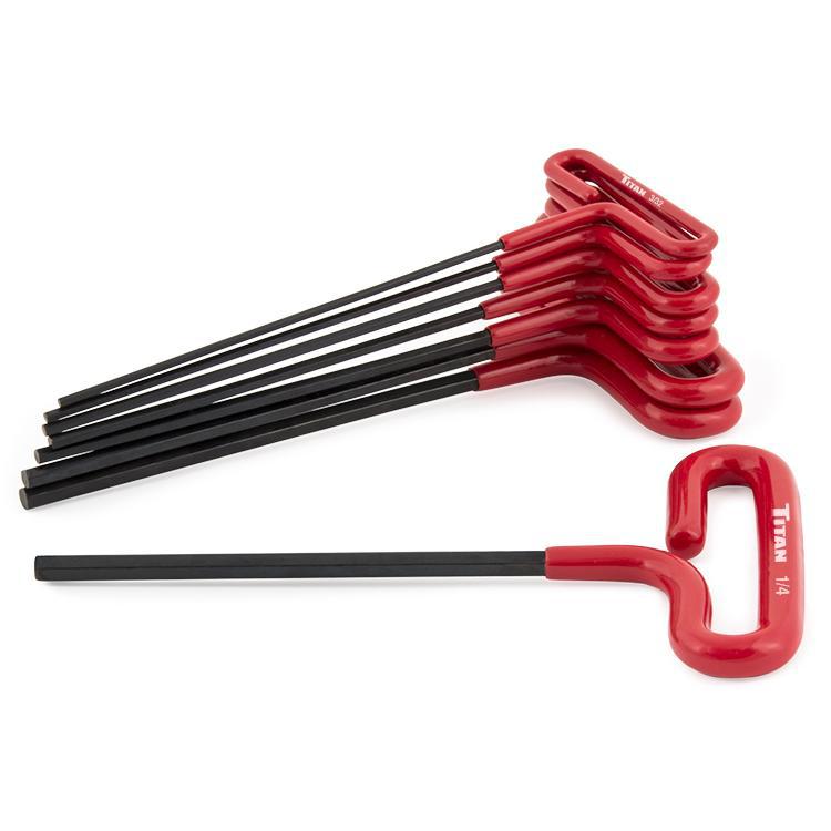 12768 - Titan - Hex Key Set, T Handle, Phillips