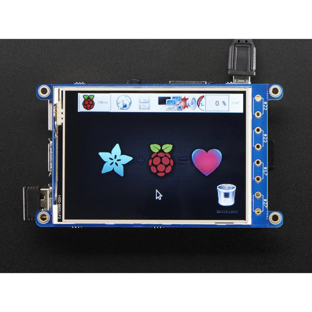 2616 Adafruit Add On Board Pitft Plus Raspberry Pi Hat 32 Tft
