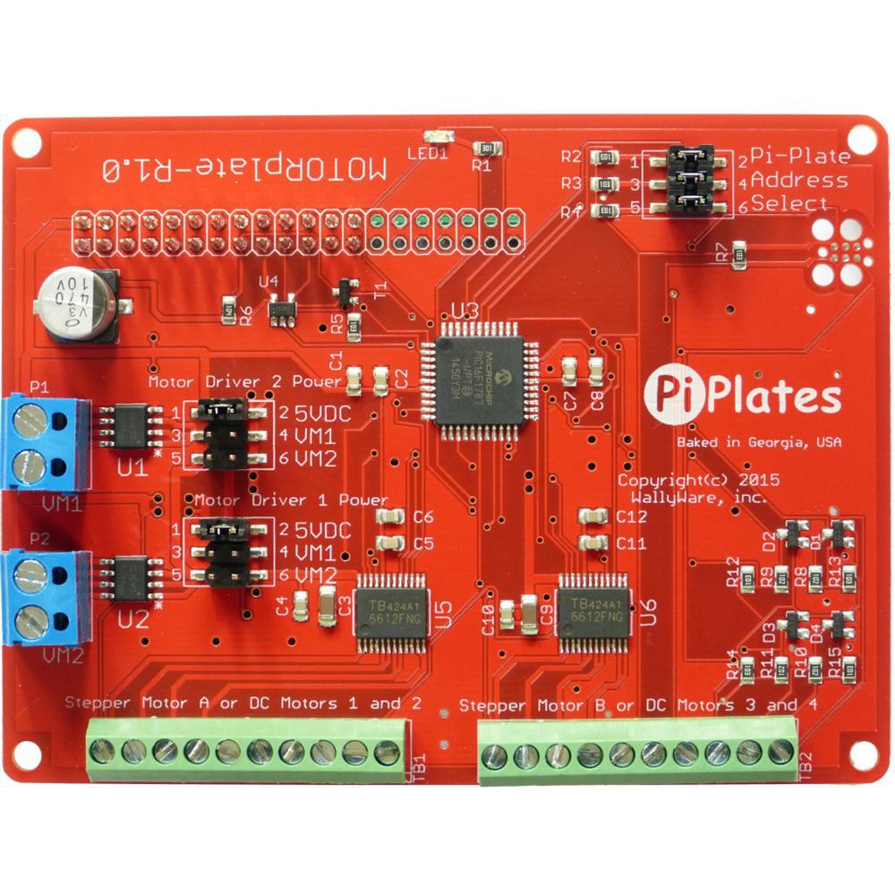 MOTORPLATE - Pi-plates - Development Board, Motor Control HAT For ...