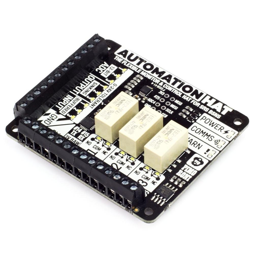 PIM213 - Pimoroni - Automation HAT For Raspberry Pi 3/2/B+/A+/Zero/Zero ...