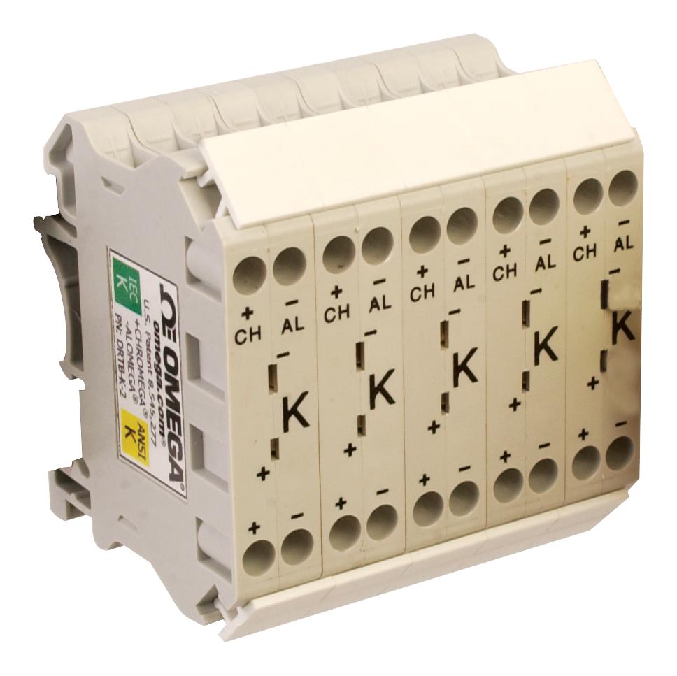 DRTB-K-2-10PK - Omega - DIN Rail Mount Terminal Block, K Type ...