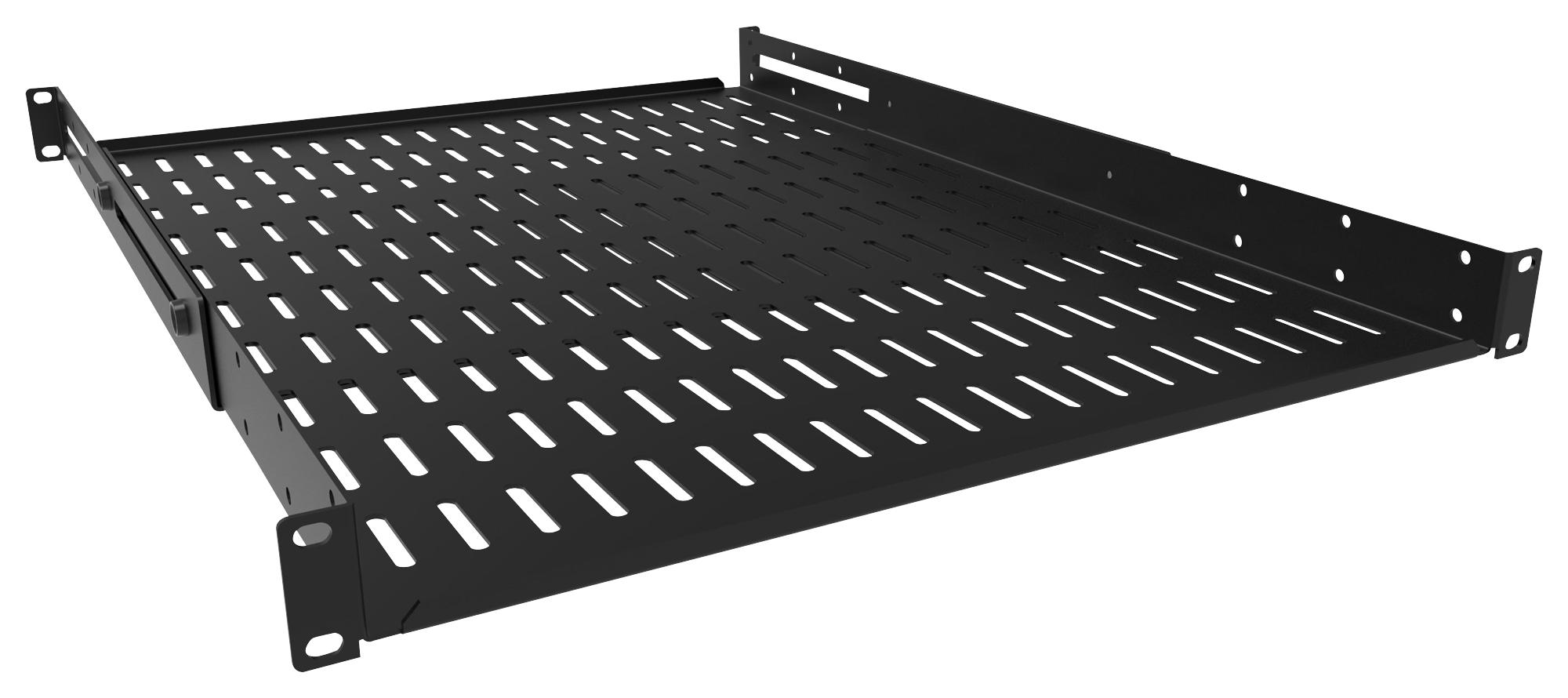 ADSV1825BK - Hammond - Rack Shelf, Adj Depth, 1U