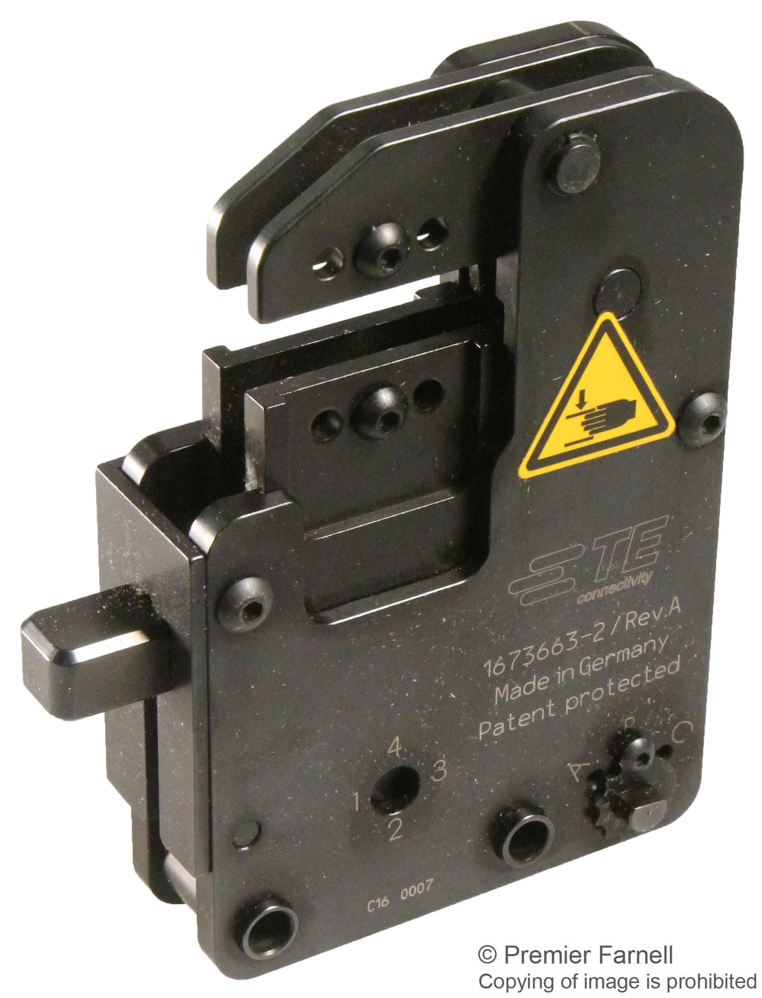1673663-2 - Amp - Te Connectivity - Crimp Tool Die, SDE, Bench Top Tools