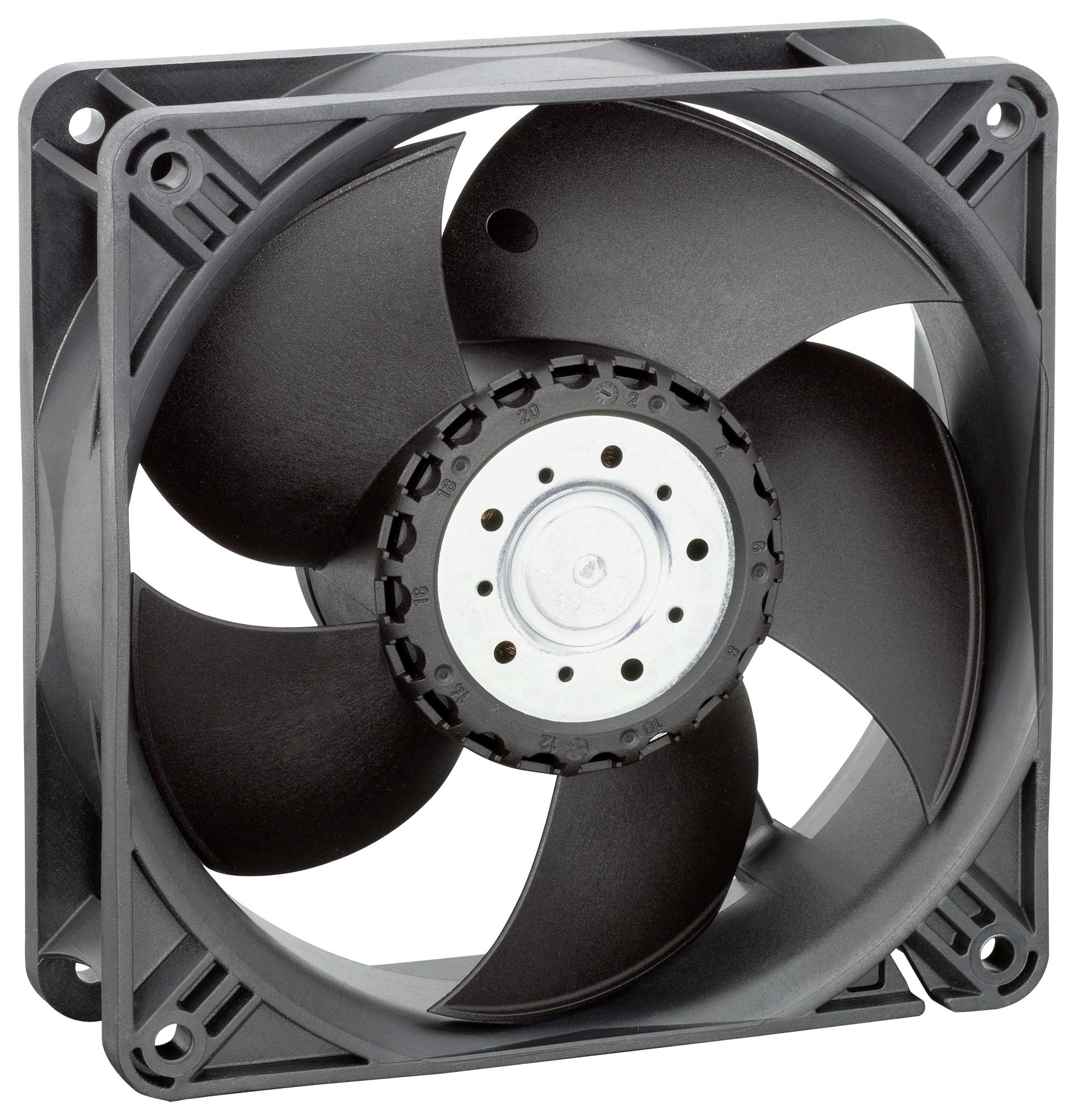 4414/2HHP - Ebm-papst - DC Axial Fan, 24 V, Square
