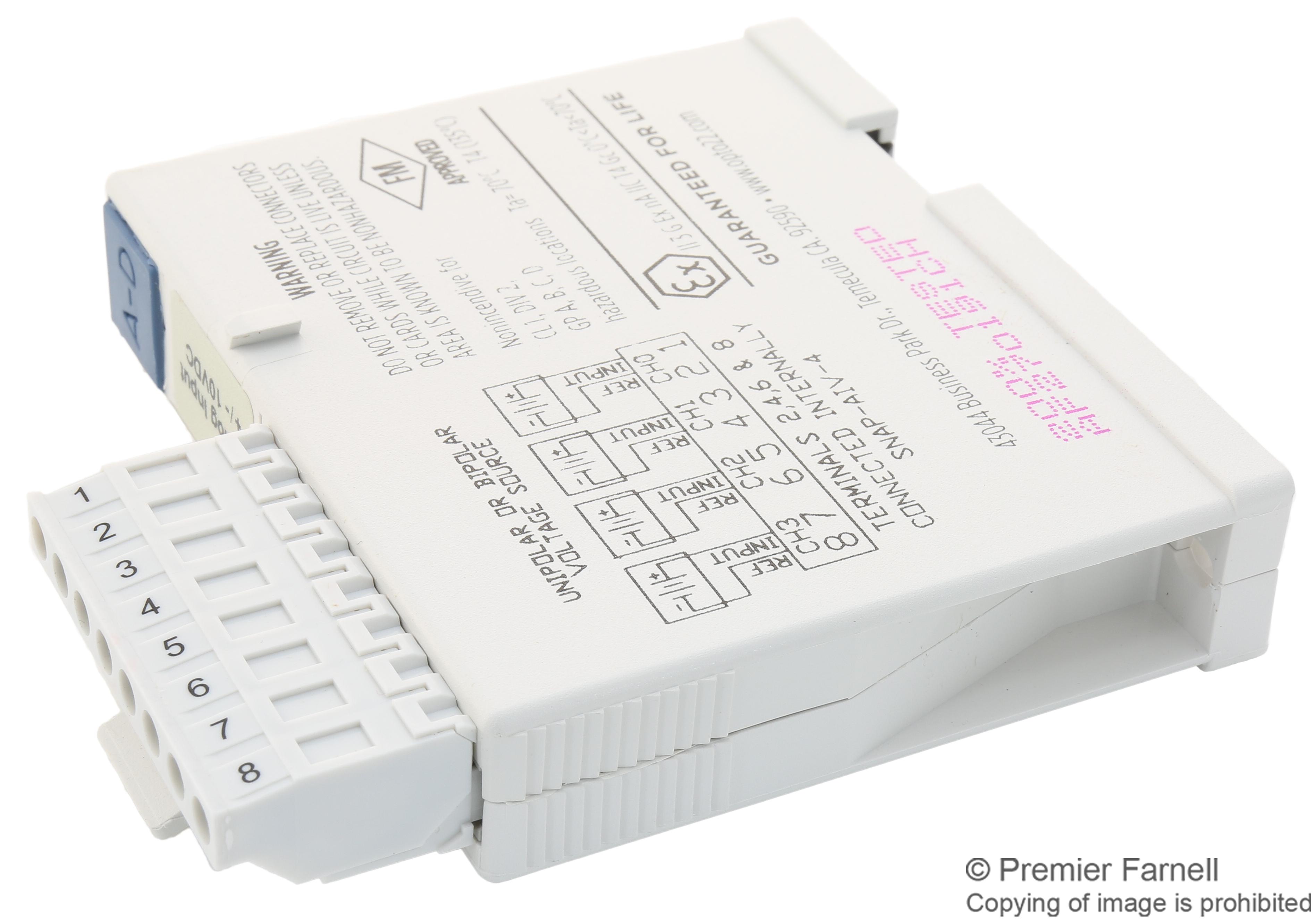SNAP-AIV-4 - Opto 22 - Input Voltage Module, 4 Channel, Analog Voltage ...
