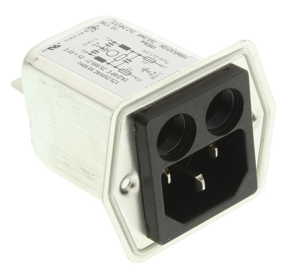 5707.0201.313 - Schurter - Filtered IEC Power Entry Module, IEC C14, C18