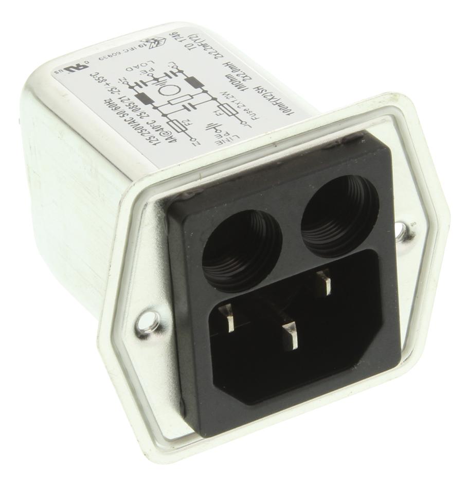 5707.0401.313 - Schurter - Filtered IEC Power Entry Module, IEC C14, C18