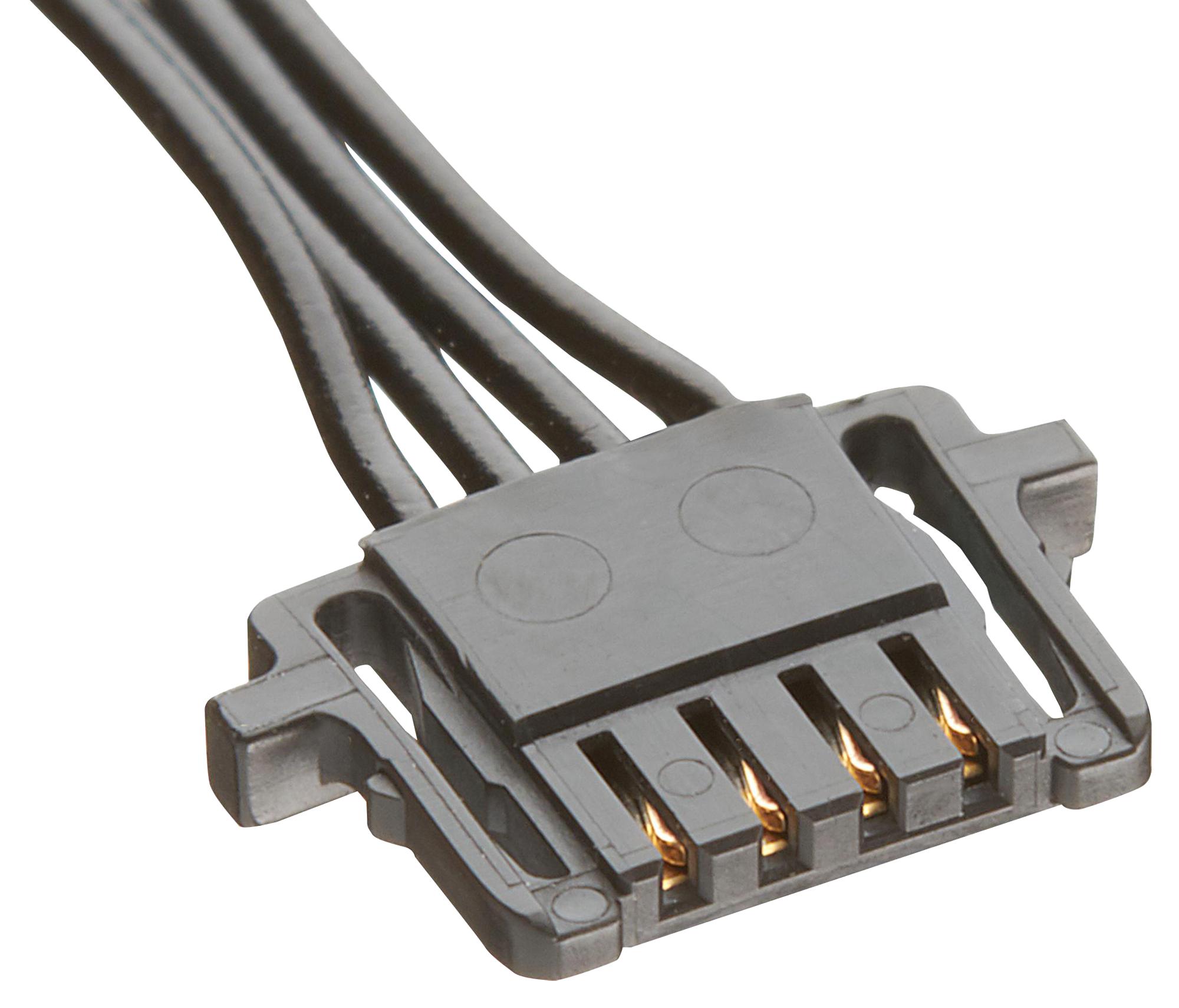 15131-0401 - Molex - Cable Assembly, Pico-Lock Receptacle to Pico-Lock Receptacle, 4 Positions