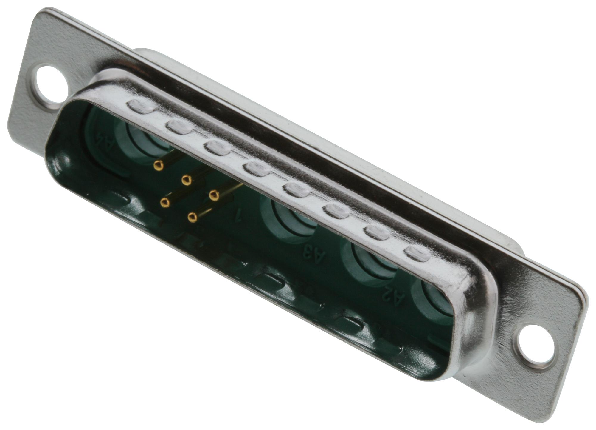 173107-0061 - Molex - Combination Layout D Sub Connector, 173107 Series, DB-9W4