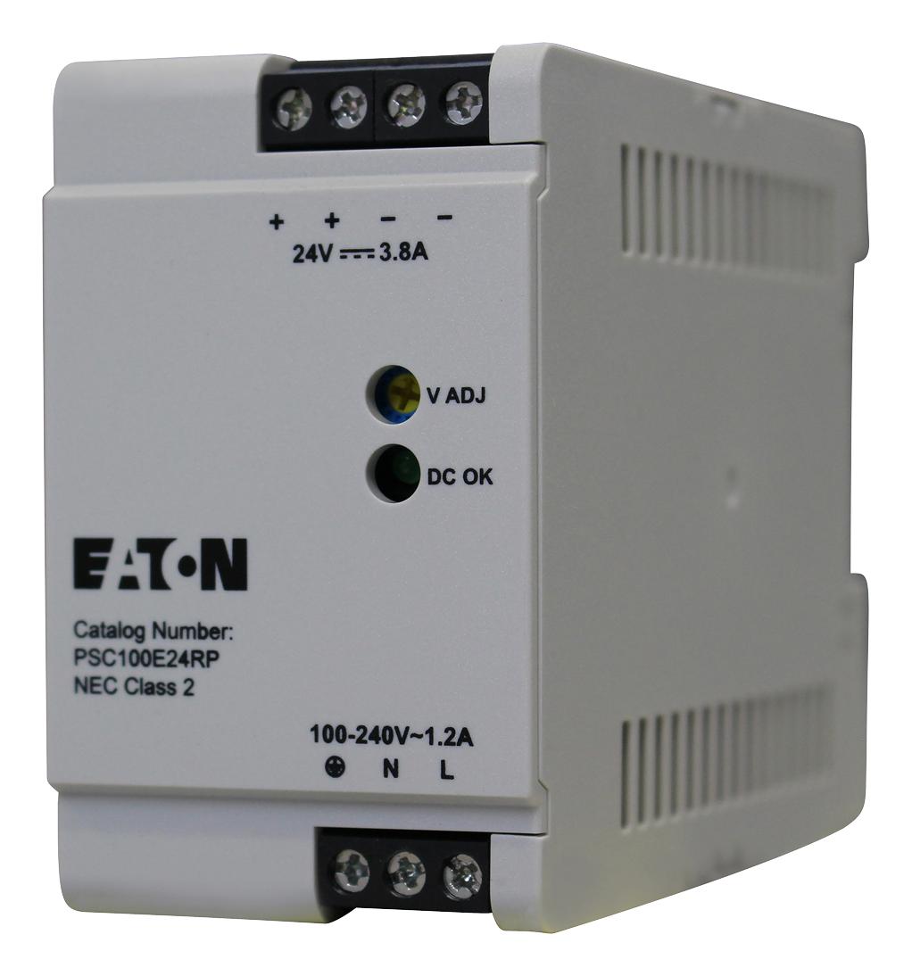 PSC100E24RP - Eaton - AC/DC DIN Rail Power Supply (PSU), 1 Output, 91.2 W