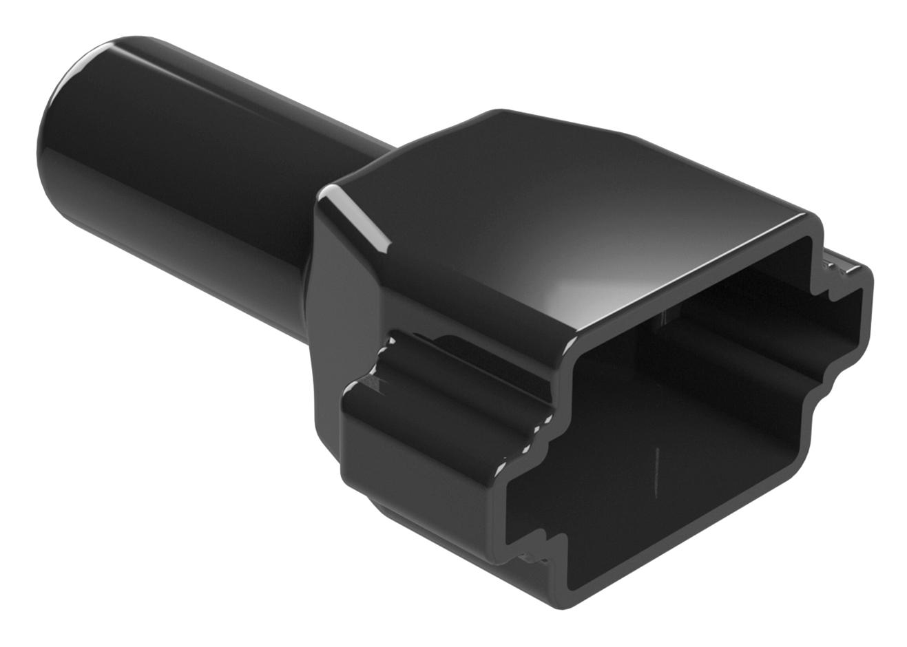 AT8S-BT-BK - Amphenol Sine/tuchel - Connector Accessory, Black, Boot