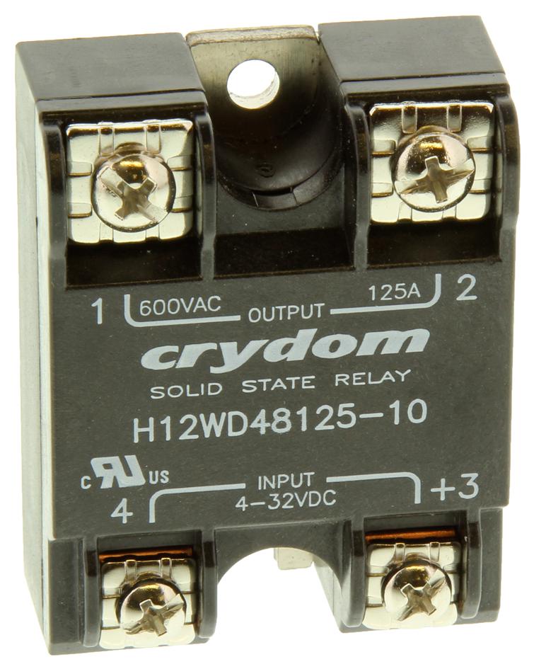 H12WD48125-10 - Sensata/crydom - Solid State Relay, SPST-NO, 125 A