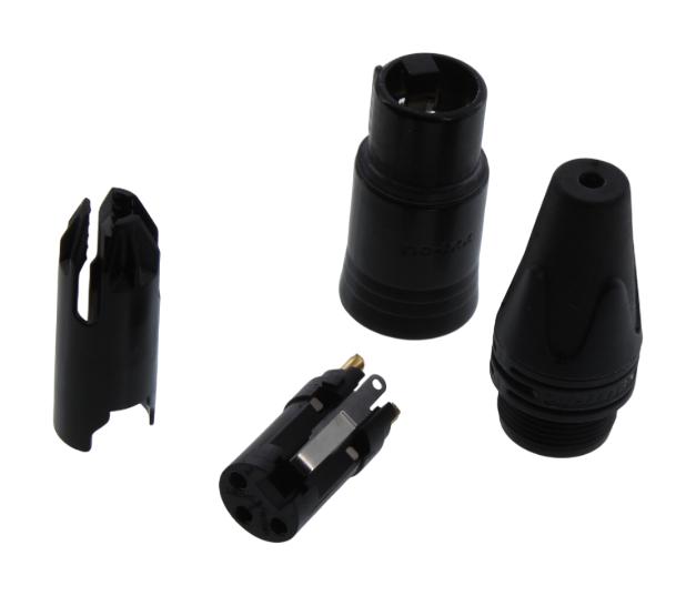 NC3FXX-B - Neutrik - XLR Connector, 3 Contacts, Jack