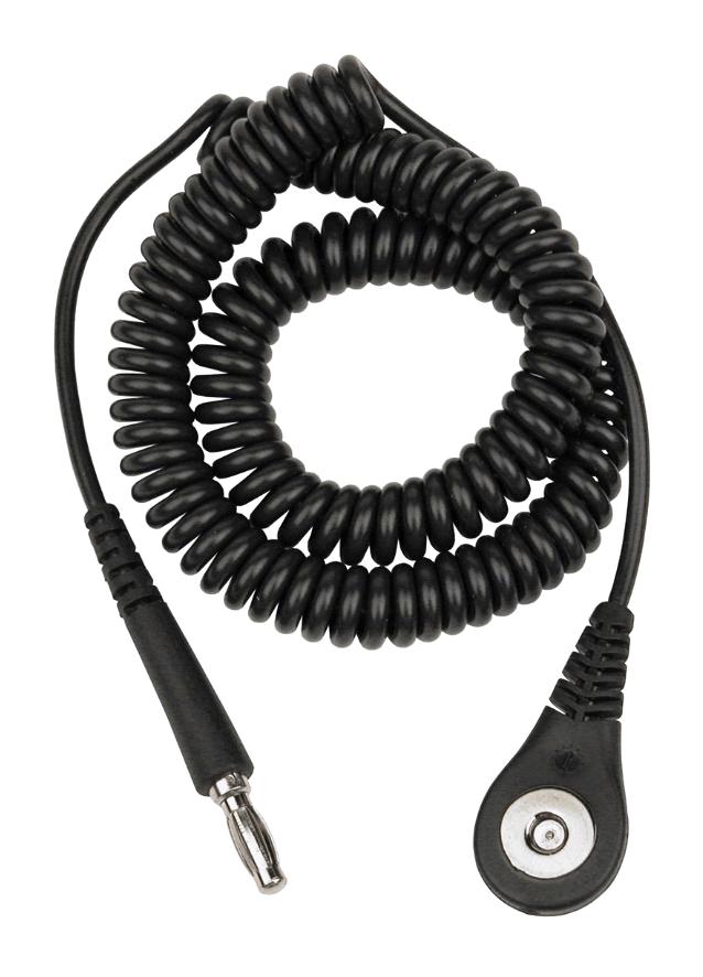 09181 - Scs - Ground Cord, ESD, Snap
