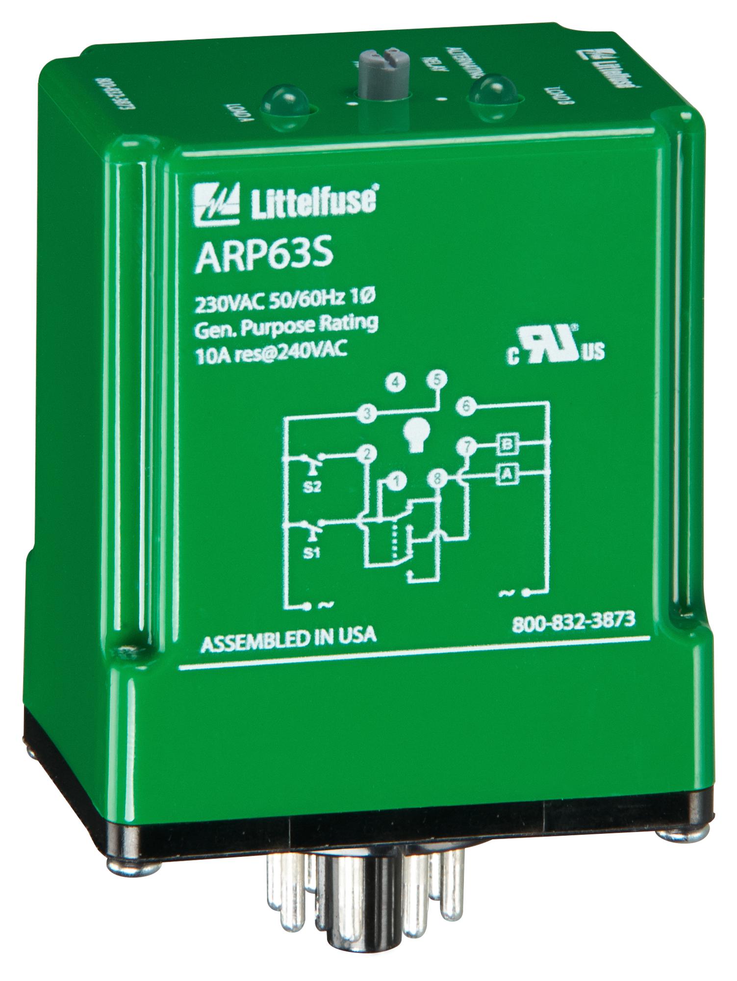 ARP43S - Littelfuse - Power Relay, DPDT, 120 VAC