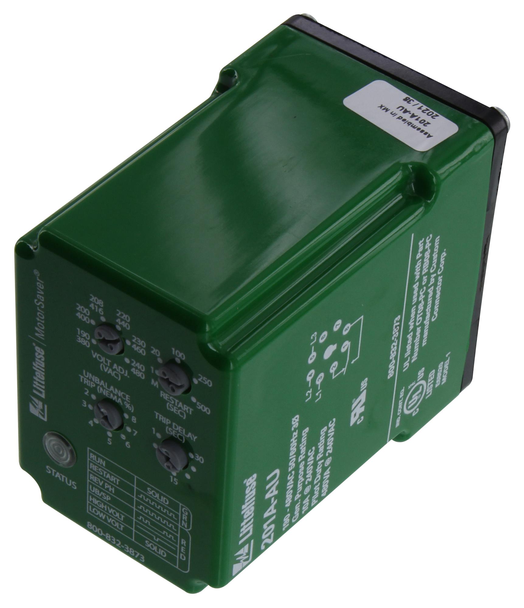 201A-AU - Littelfuse - Phase Monitoring Relay, 201A-AU Series, SPDT