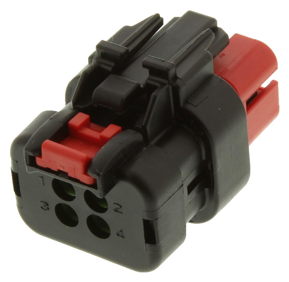 776487-1 - Amp - Te Connectivity - Connector Housing, Red, AMPSEAL Series
