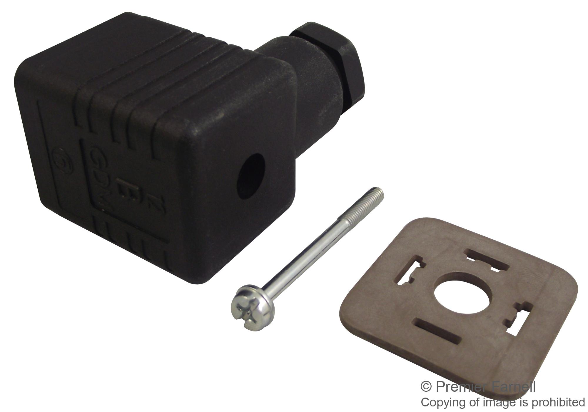 GDM 3016 BK + GDM 3-21 EPDM - Hirschmann - Rectangular Power Connector ...
