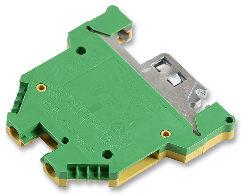 WK4SL/U - Wieland Electric - DIN Rail Mount Terminal Block, 2 Positions ...