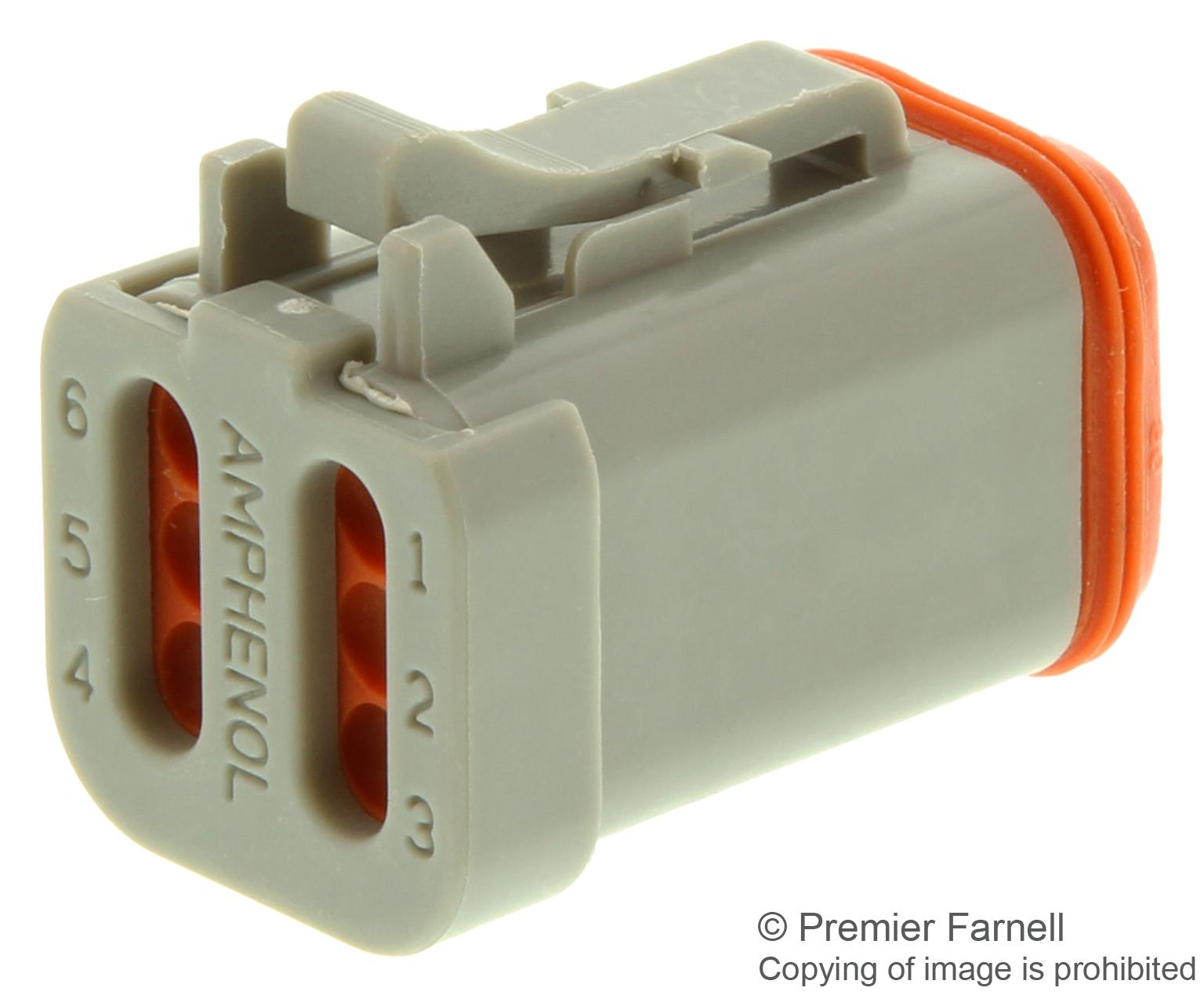 AT06-6S-EC01 - Amphenol Sine/tuchel - Automotive Connector Housing, End ...