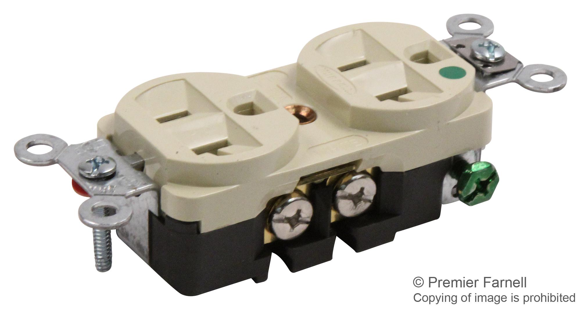 HBL8300HI - Hubbell Wiring Devices - Power Entry Connector, Hospital ...