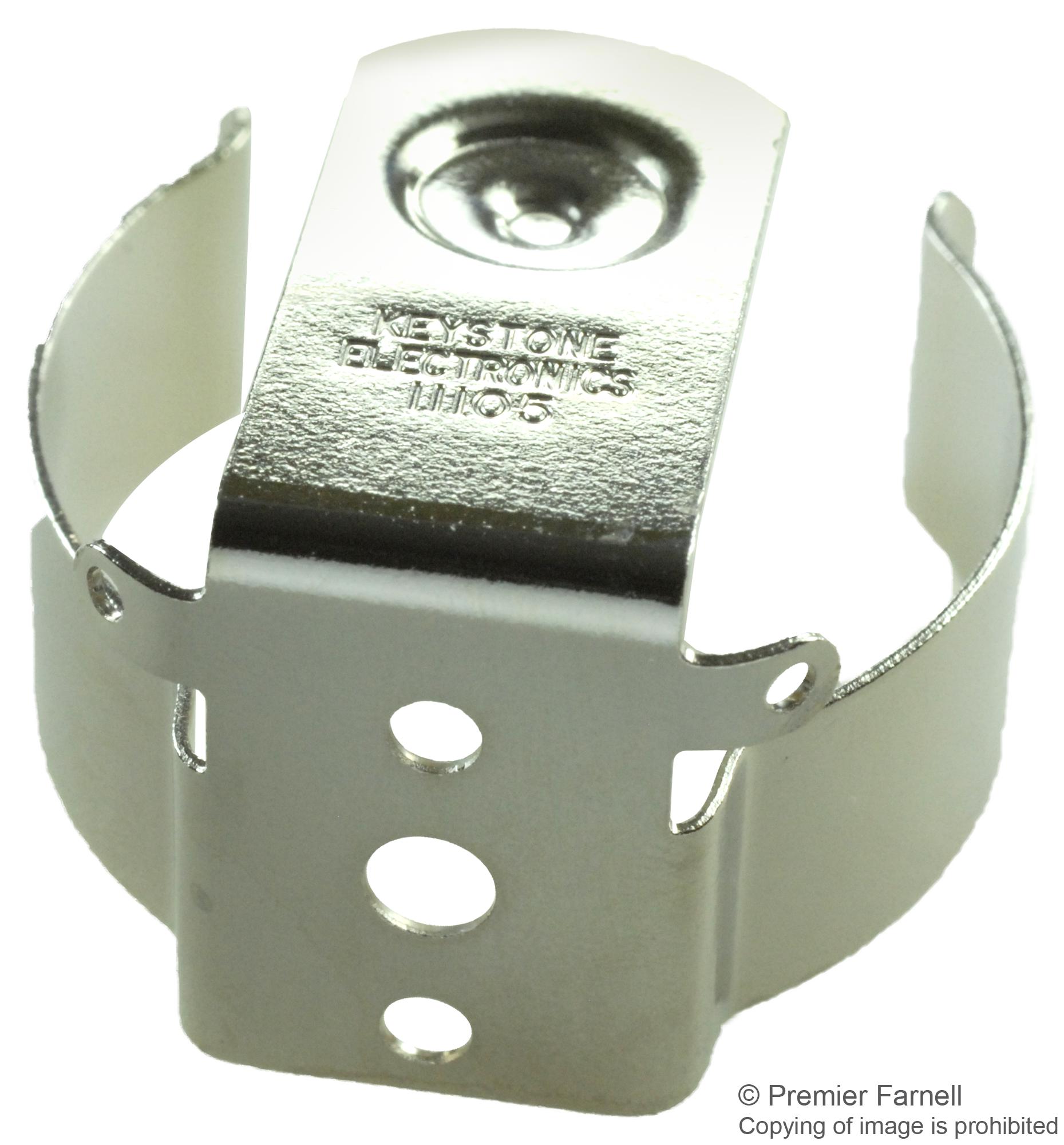 89 - Keystone - Battery Holder, D x 1, Panel Mount