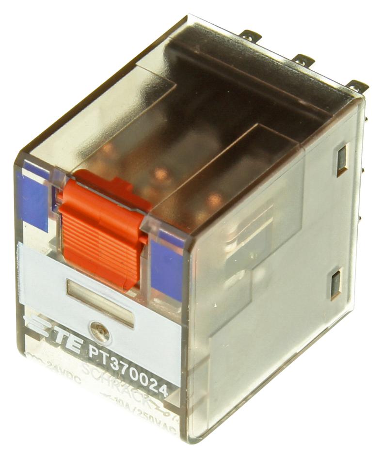PT370024 - Schrack - Te Connectivity - Power Relay, 3PDT, 24 VDC