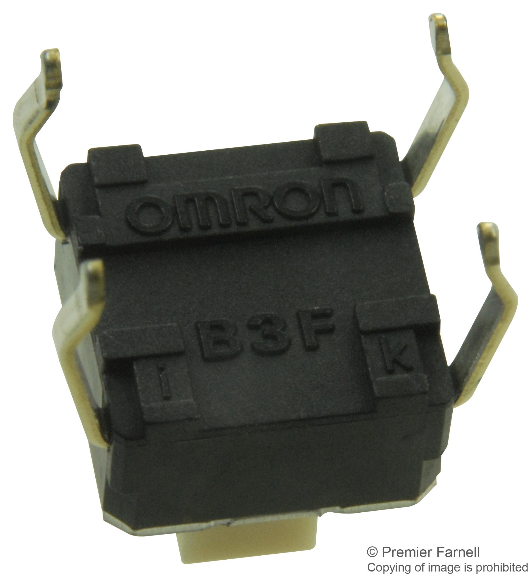 B3F-1050 - Omron Electronic Components - Tactile Switch, B3F Series ...