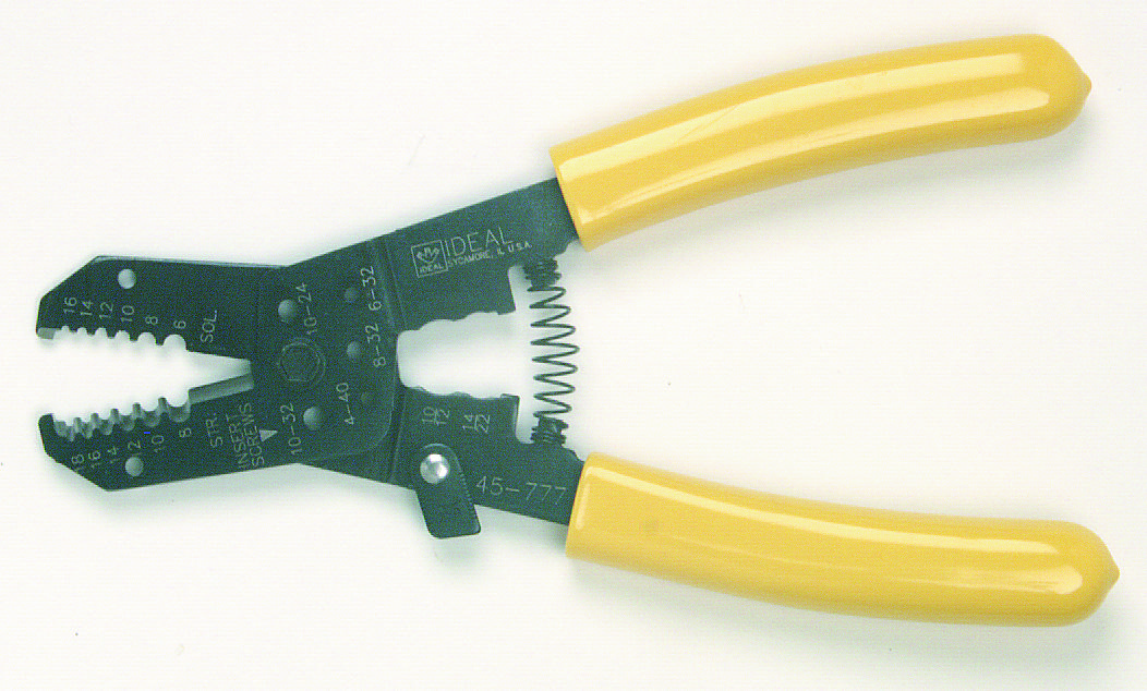 45-777 - Ideal - Cable Stripper, 18-8 AWG Capacity Romex, U.F. Solid ...