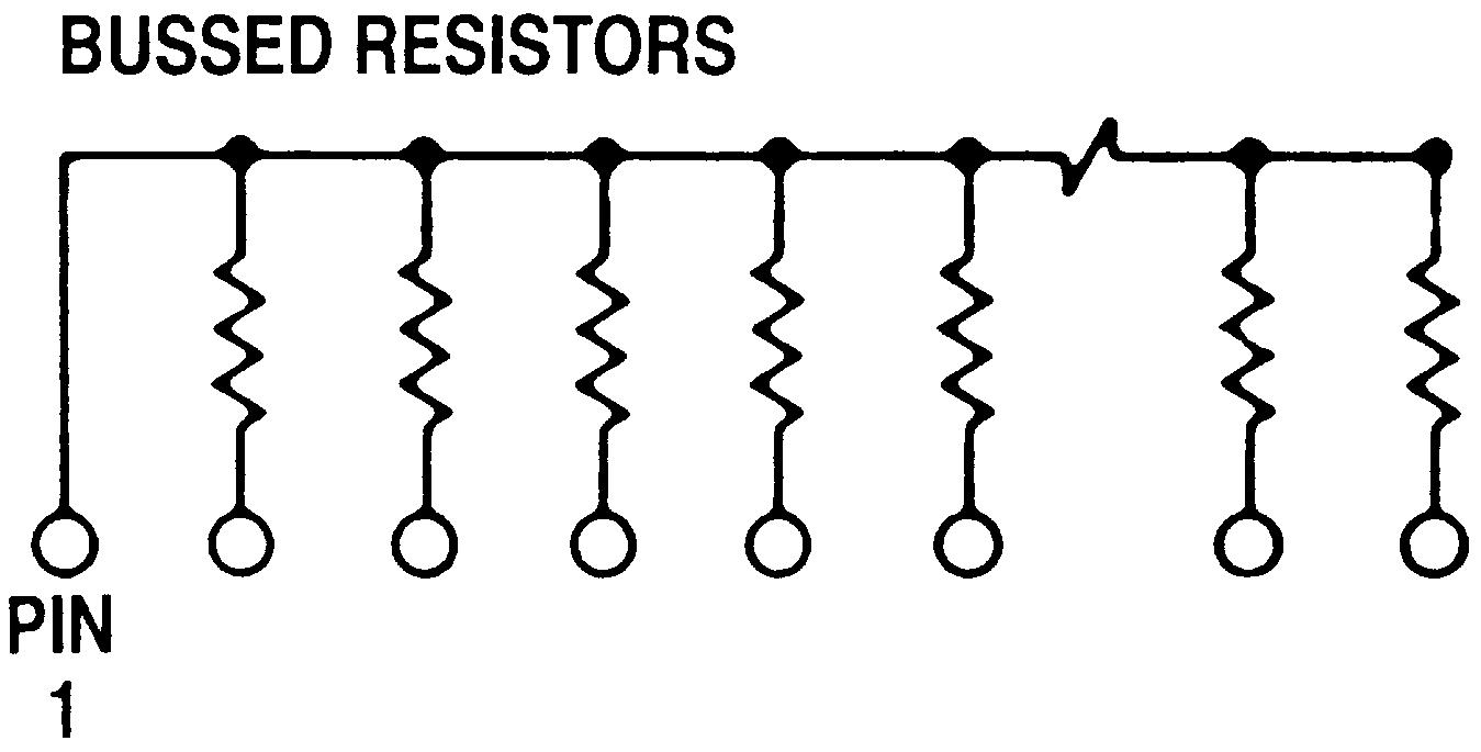 4308R-101-270 - Bourns - Fixed Network Resistor, 27 ohm, Bussed