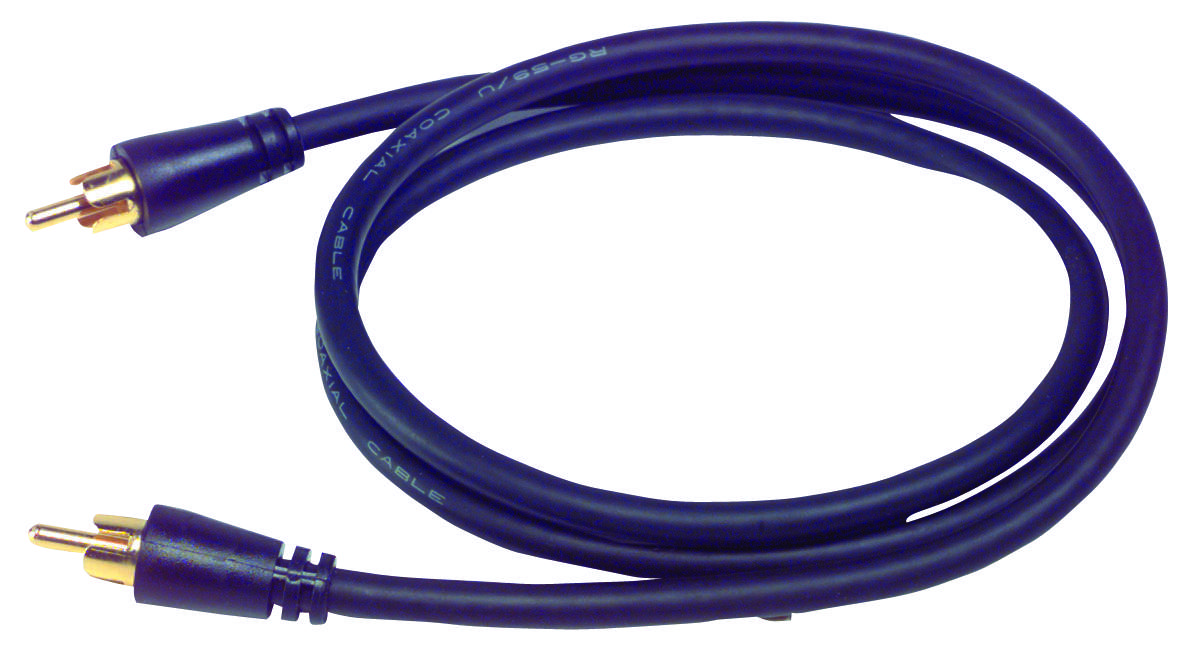 SPC15314 - Multicomp - RF / Coaxial Cable Assembly, RCA/Phono Plug, RCA ...