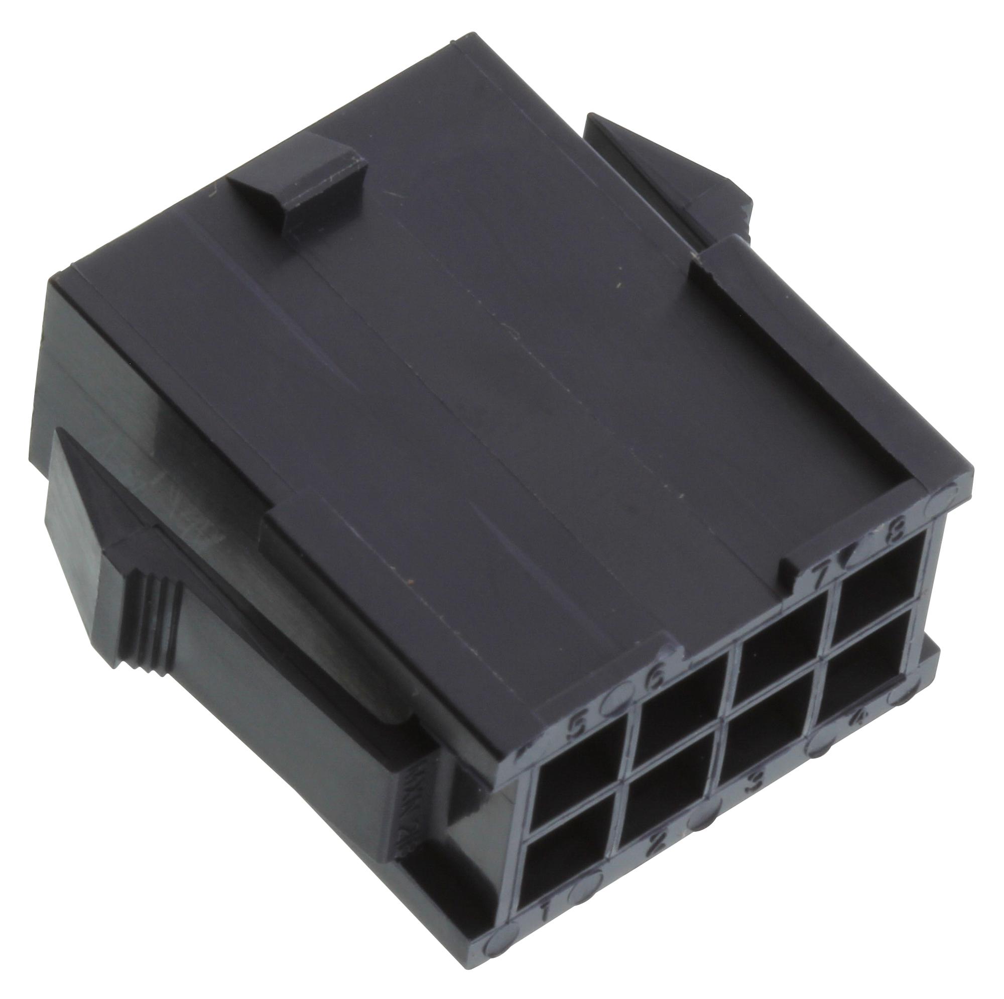 46993-0810 - Molex - Connector Housing, Mini-Fit Jr. 46993 Series, Plug