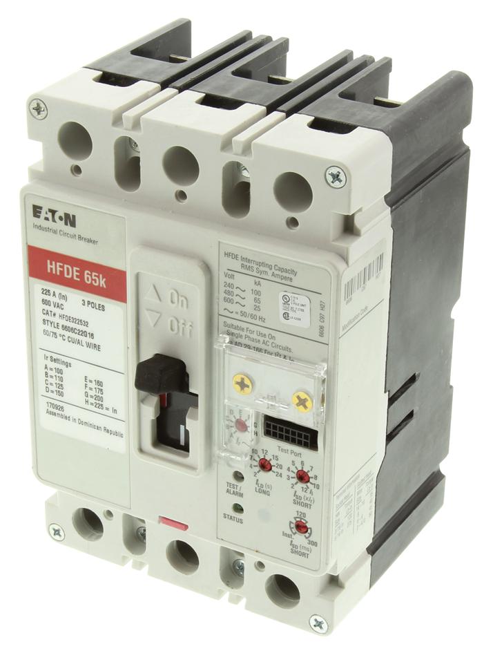 HFDE322532 - Eaton Cutler Hammer - Electronic Circuit Breaker, FD Frame ...