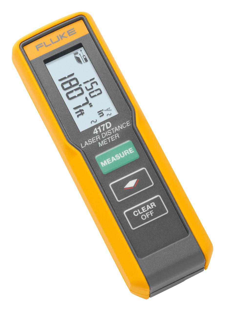 FLUKE-417D - Fluke - Laser Distance Meter, IP54, 0.2m to 40m (0.6ft to ...