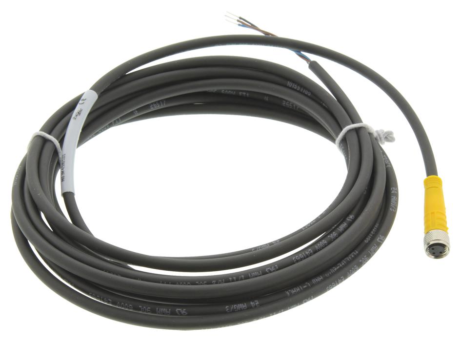 PKG 3M-4/S90/S101 - Turck - Sensor Cable, M8 Receptacle, Free End