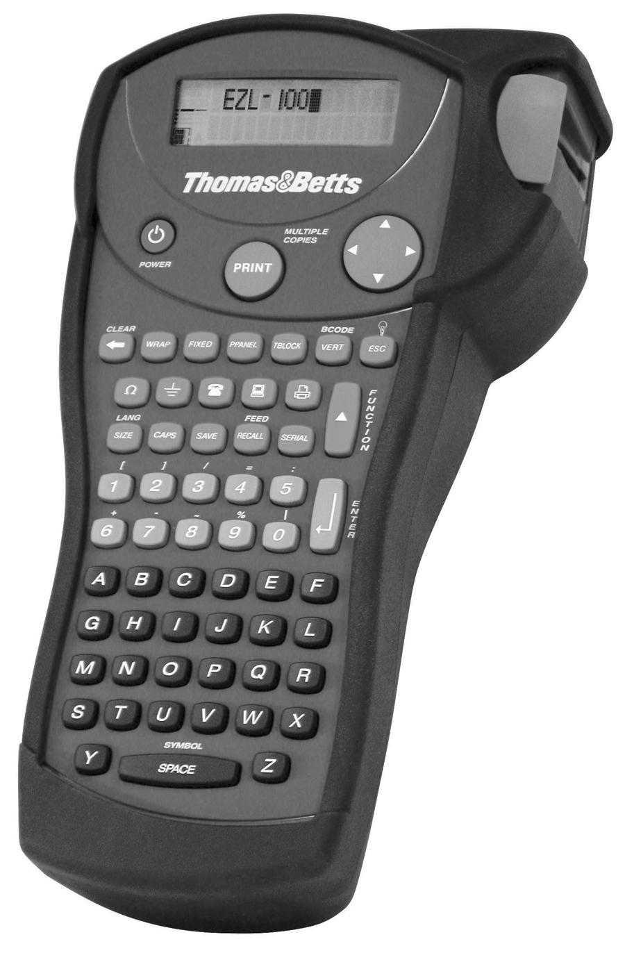 EZL-100 - Abb - Thomas & Betts - LABEL PRINTER, THERMAL TRANSFER