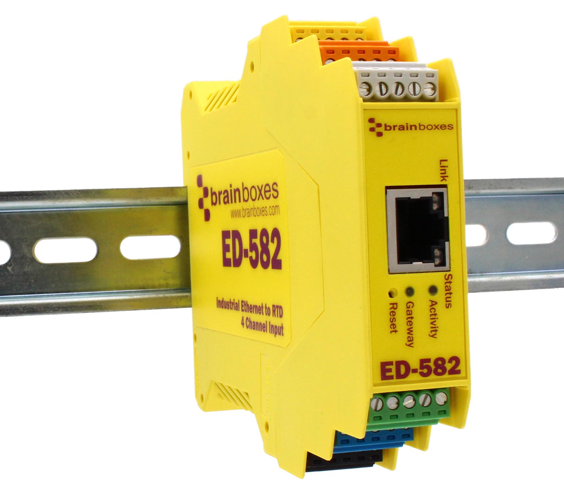 ED-582 - Brainboxes - Input Module, Ethernet to RTD, 4 Channel